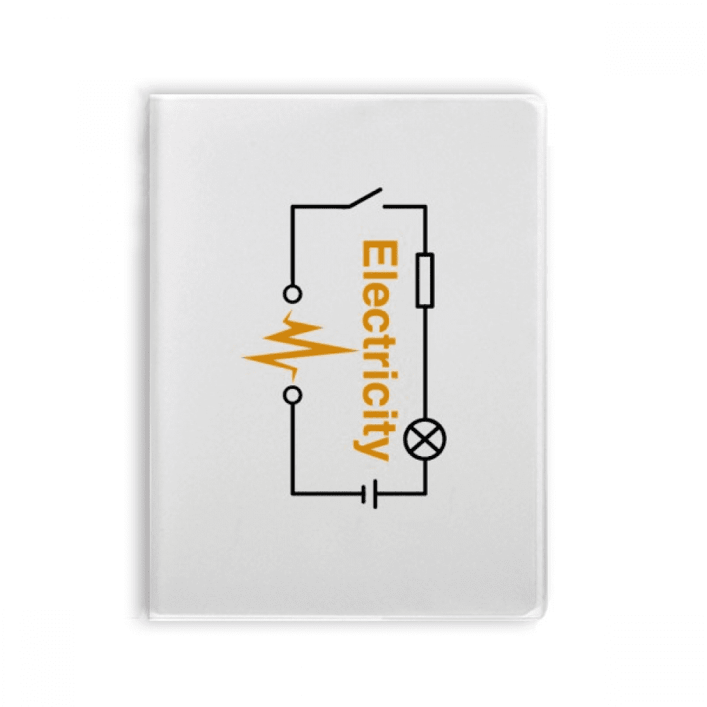 Electric Wave Battery Resistance Switch Notebook Gum Cover Diary Soft ...