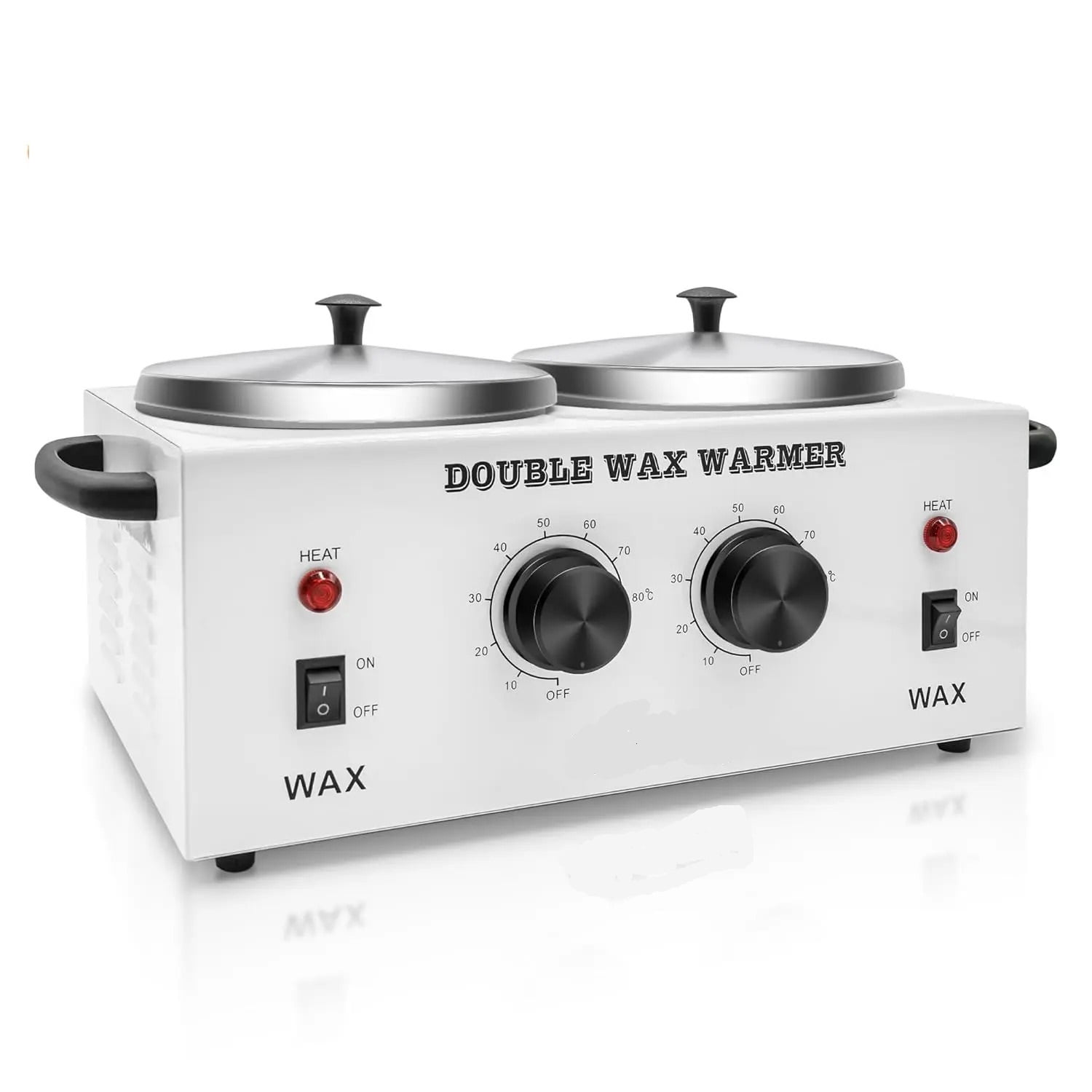 Electric Wax Heater Machine for Hair Removal, Dual Wax Pot Paraffin ...
