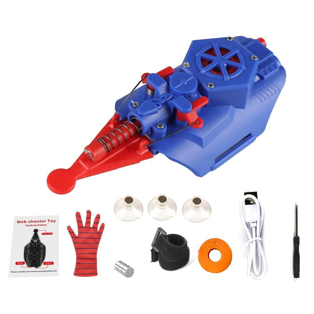 Electric Web Launcher Auto Take-up Spider Silk Wrist Toy Kid Hot I8 ...