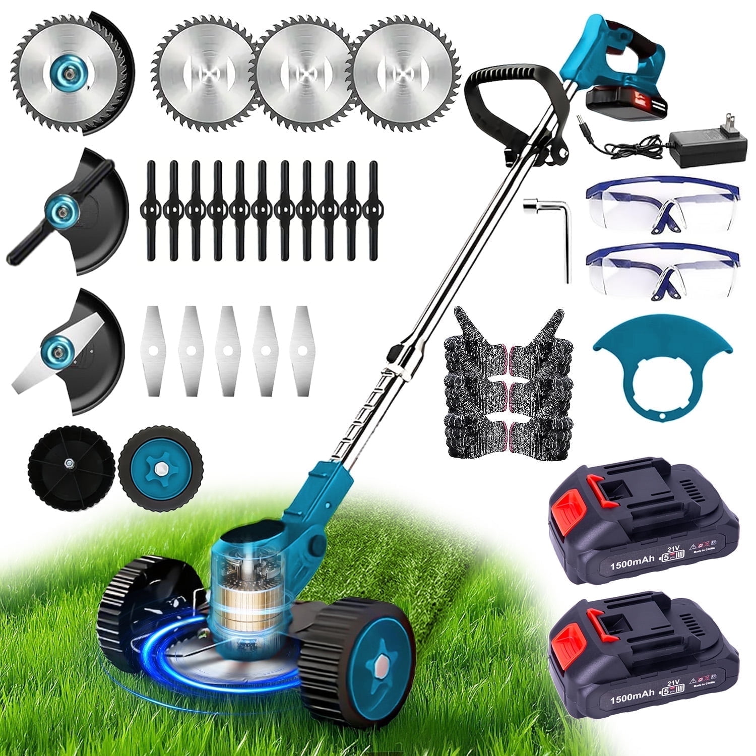 Electric Weed Wacker Adjustable Cordless Weed Eaters 3 in 1 Electric ...