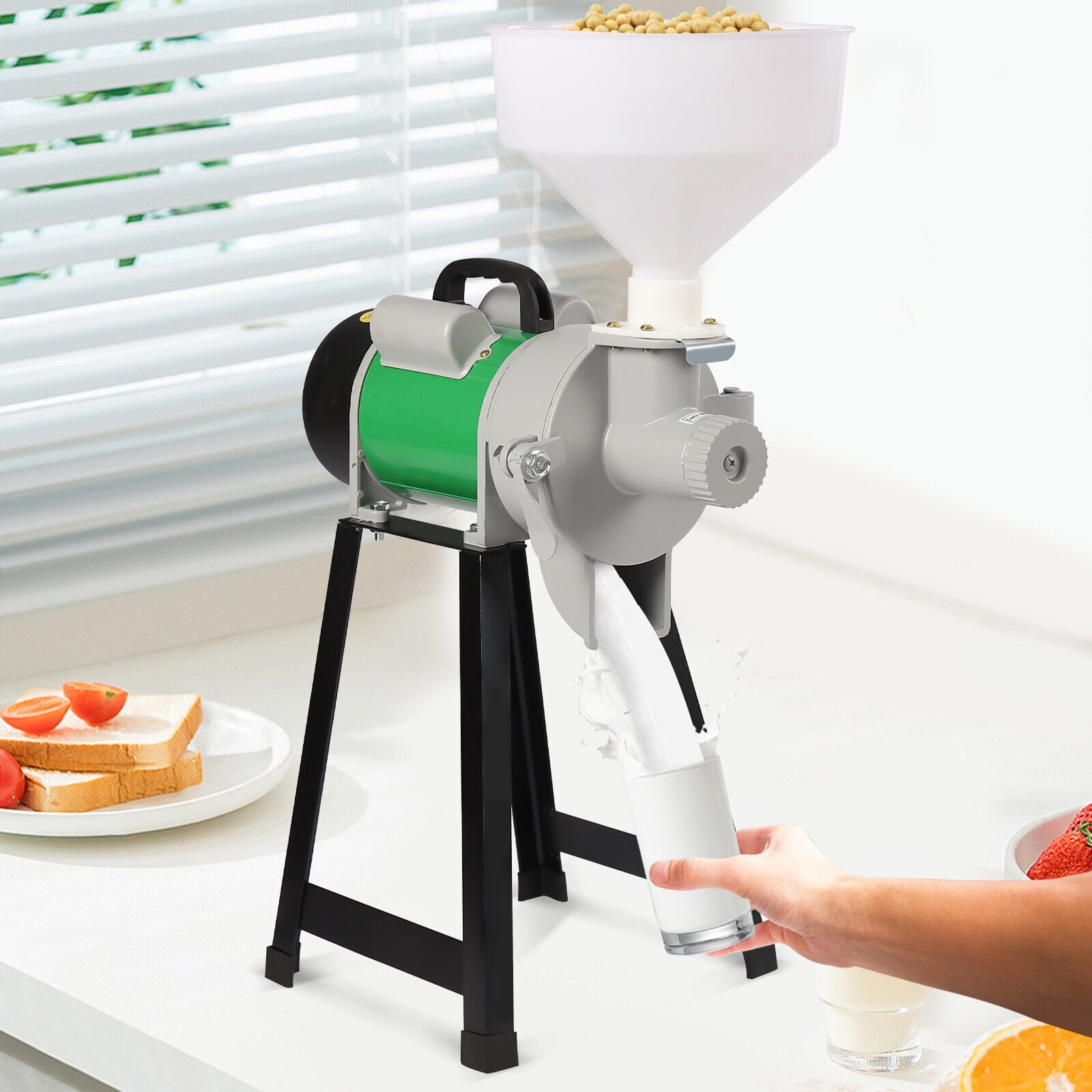 Electric Wet Mill Grinder Grain Wheat Feed Flour Cereal Mill Machine ...