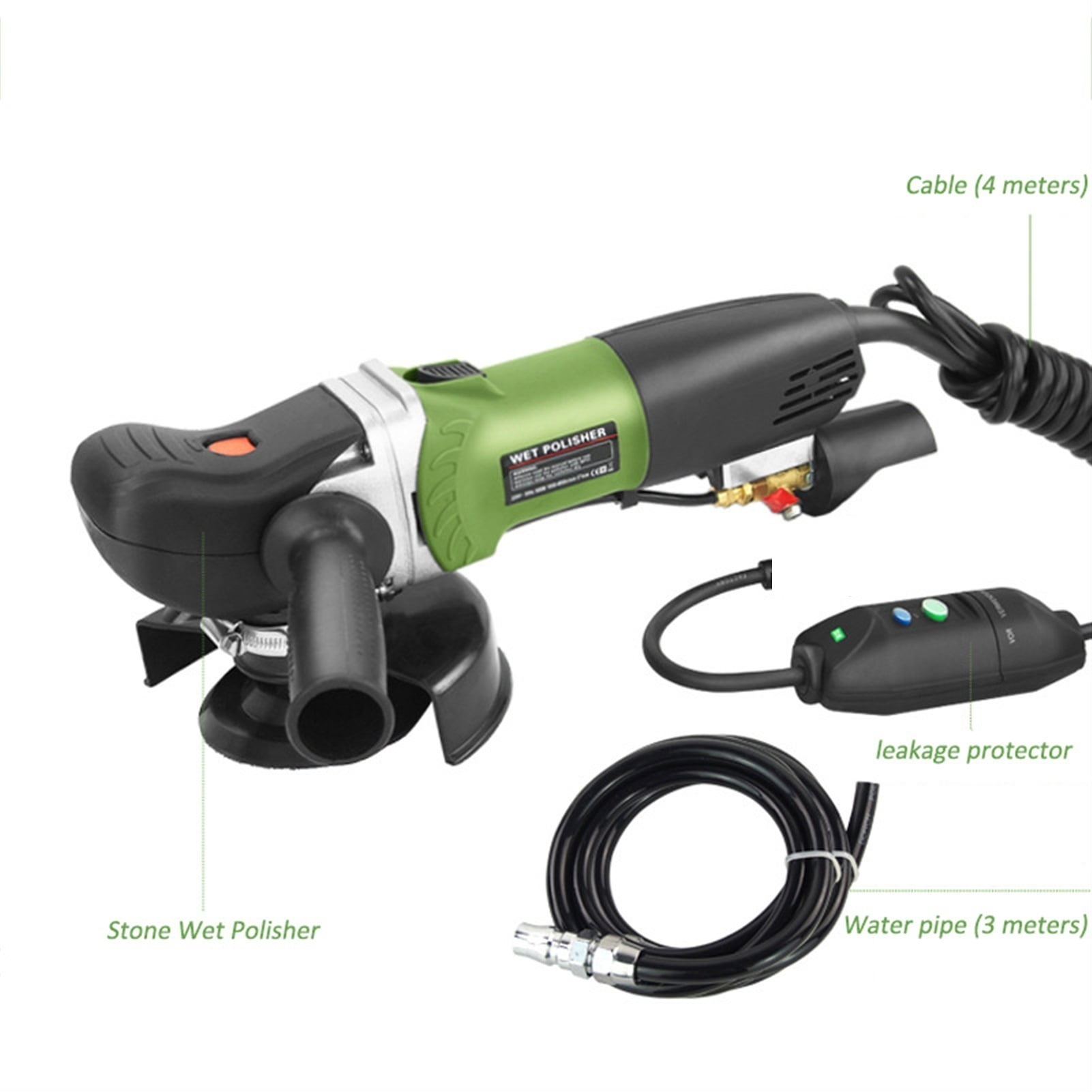 Electric Wet Polisher Grinder Stone Water Injection Polisher with ...