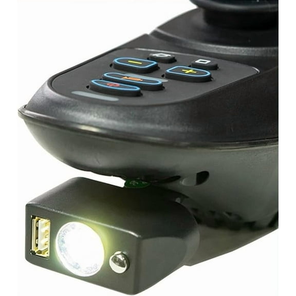 Quaqdae Electric Wheelchair Light 3 Pin XLR,USB Charging Adjustable ...
