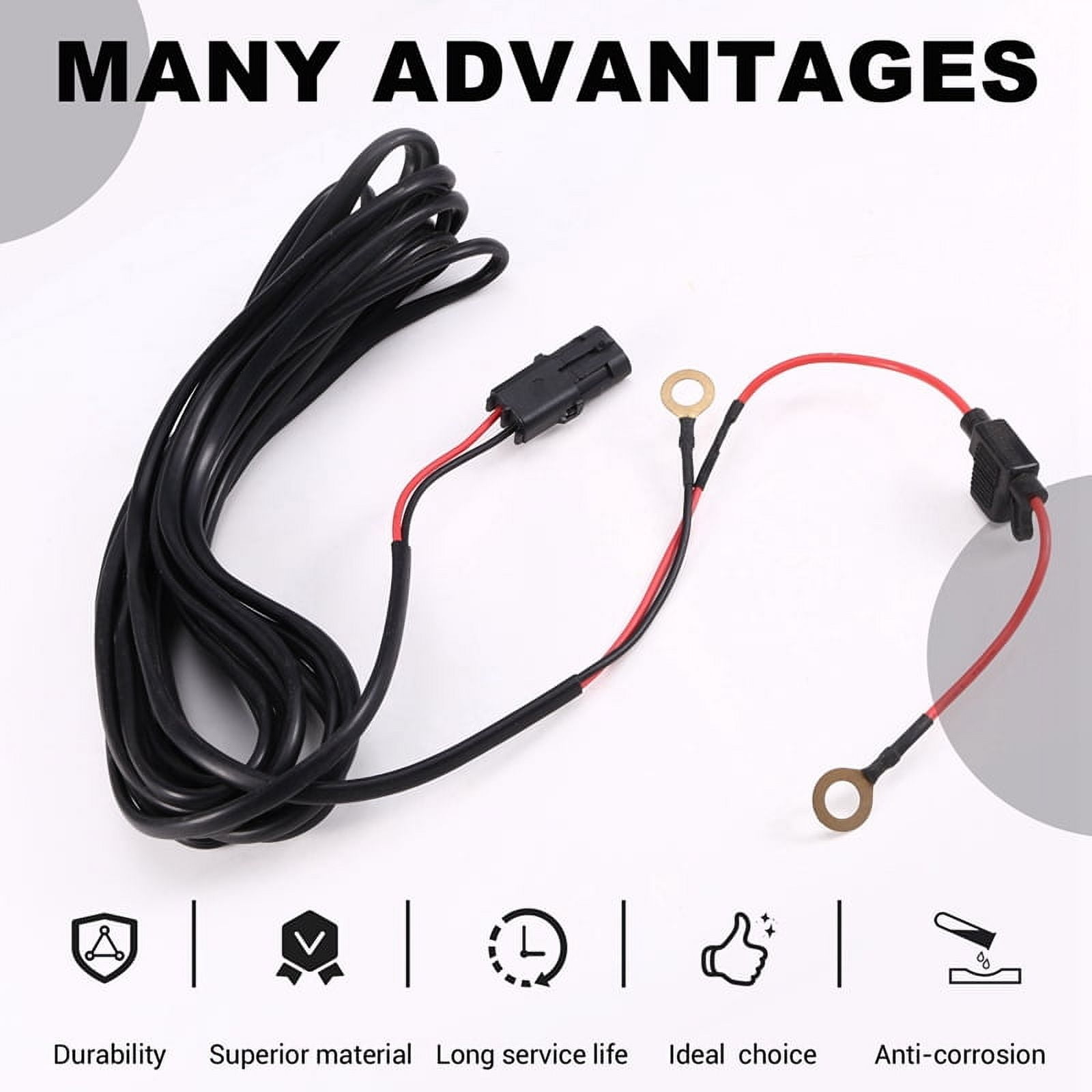 Electric Wheelchair Lift Battery Cable Wiring Harness for Harmar ...