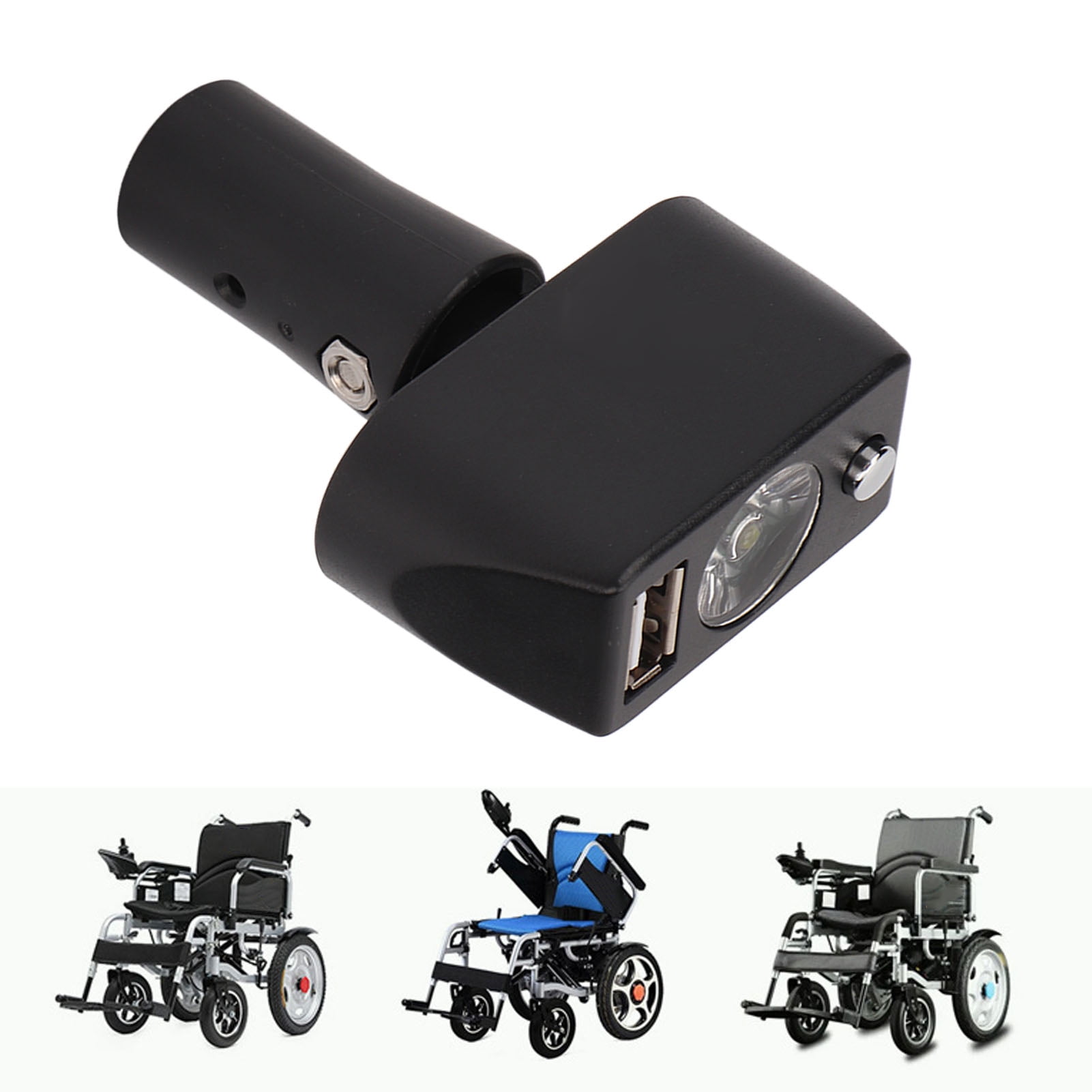 Electric Wheelchair Light with 3 Pin XLR Head Adjustable Angle Power ...