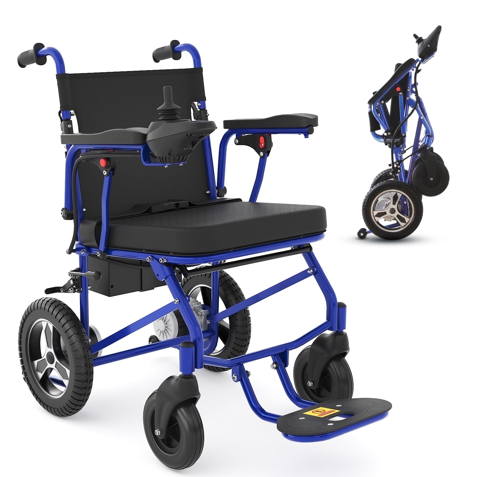 Electric Wheelchairs for Adults,20 Miles Lightweight Foldable Motorized ...