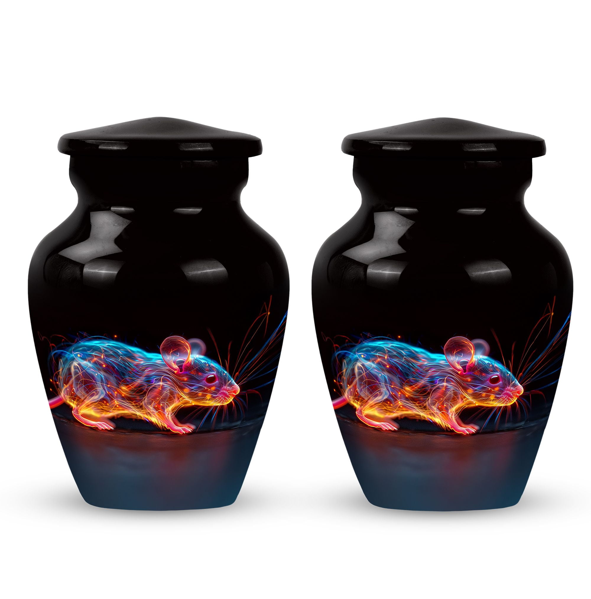 Electric Whiskers Mouse Mini Urns For Human Ashes Keepsake - Memorial Urns For Human Ashes ...