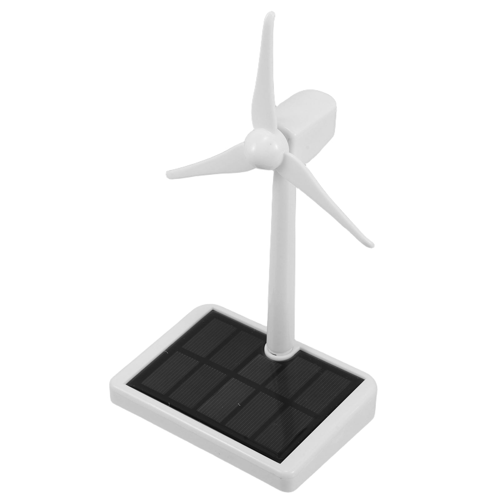 Electric Windmill Model Mini Windmill 3 Blades Solar Pinwheel Model Toy ...