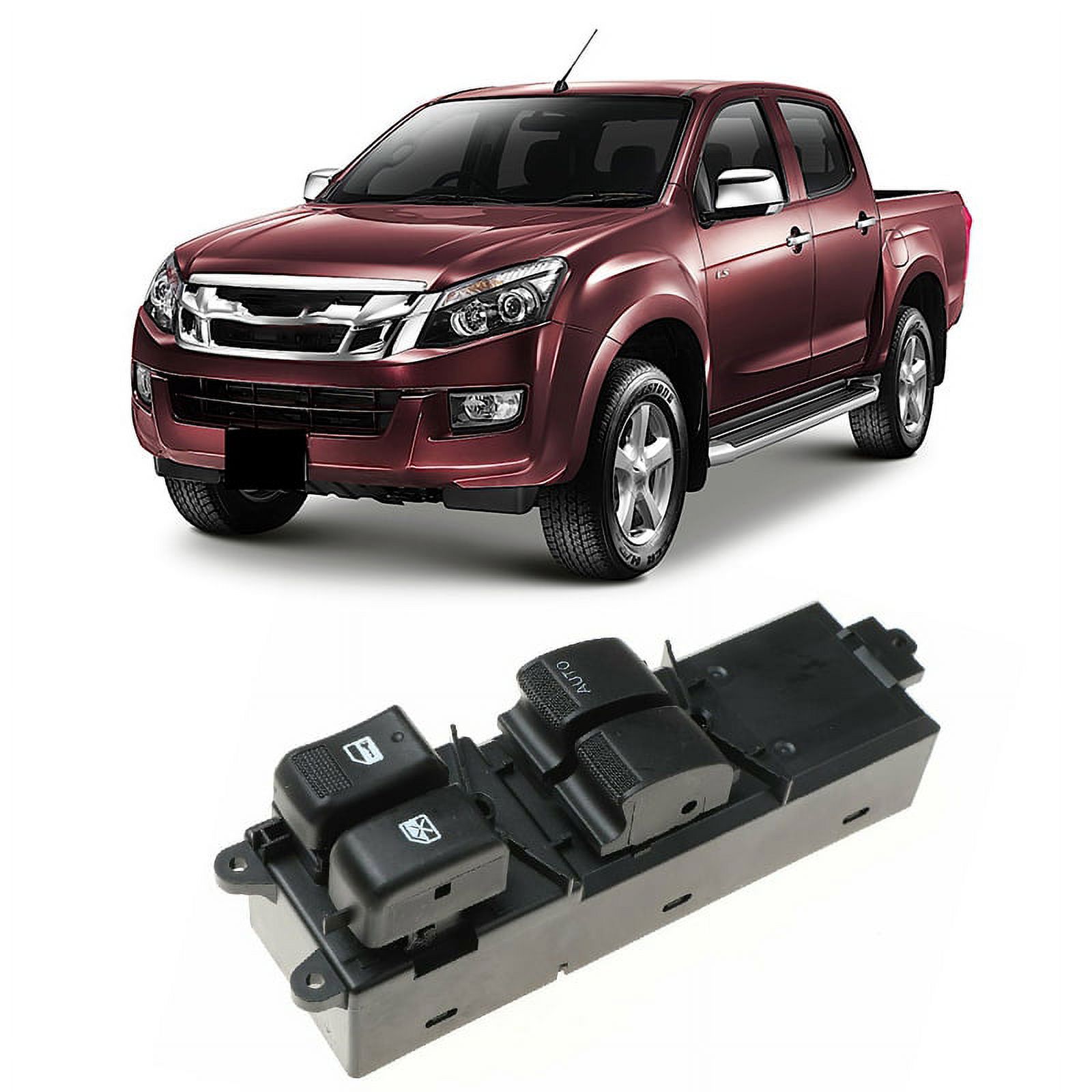 Electric Window Control Mater Switch for D-Max 2011-2019 2-Door ...