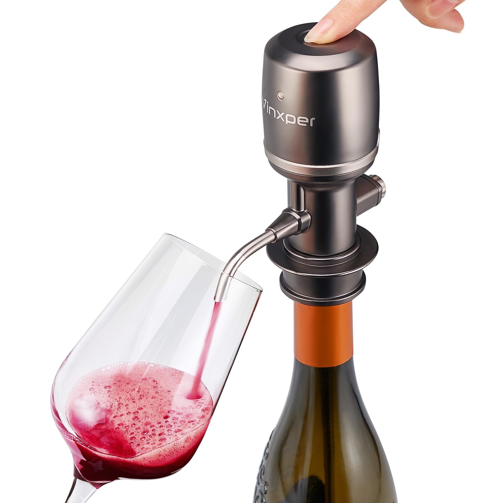 Electric Wine Aerator,3-in-1 Wine Dispenser, Preserver and Aerator for ...