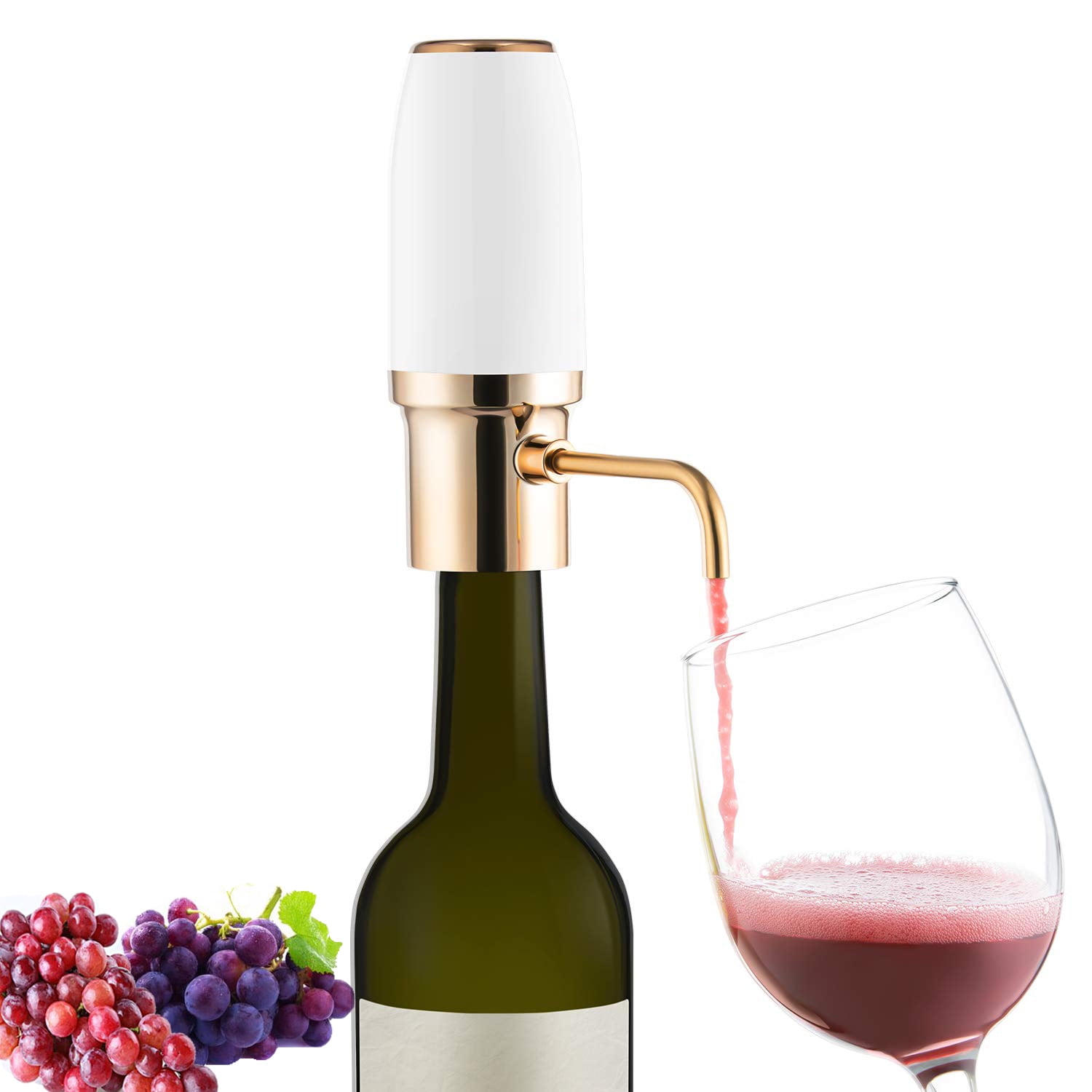 Electric Wine Aerator, Rechargeable Wine Dispenser for Wine Lover ...