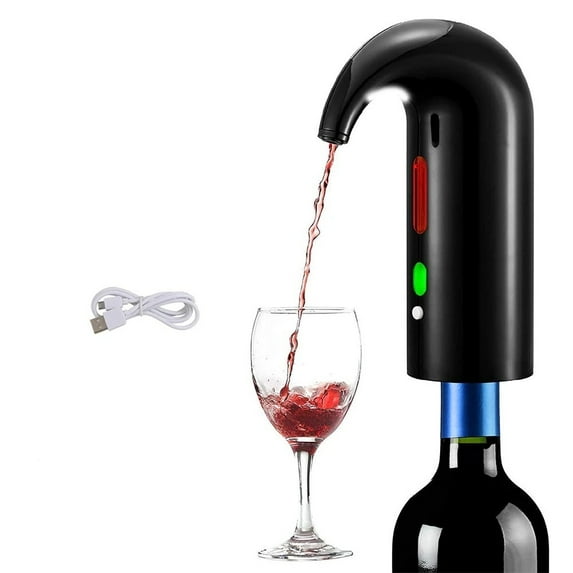 Electric Wine Aerator Wine Pourer and Wine Dispenser Pump One Touch ...