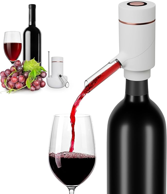 Electric Wine Dispenser and Red Wine Aerator - One Button Electric Wine ...