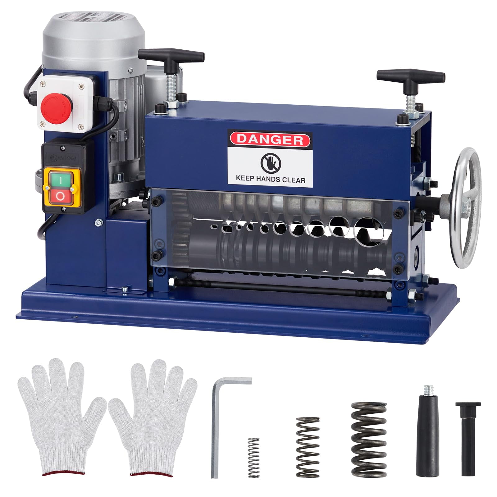 Electric Wire Stripping Machine - 370W Powerful Motor, 88 ft/min Fast Stripping, Dual-Operation ...