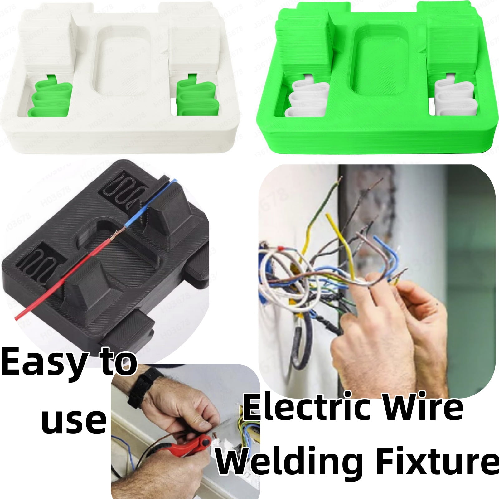 Electric Wire Welding Fixture with Adjustable Clamps, Precision ...