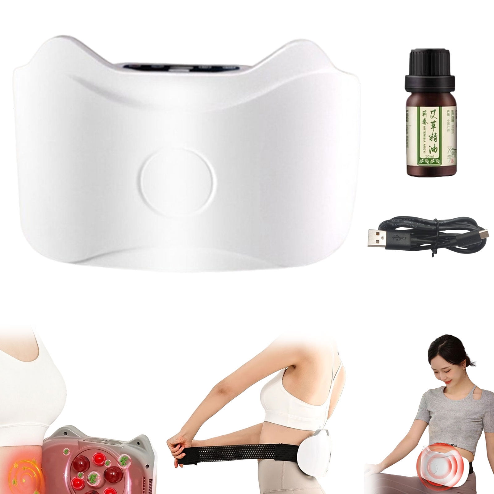 Electric Wireless Abdominal Massager for Fat Burning & Digestion ...