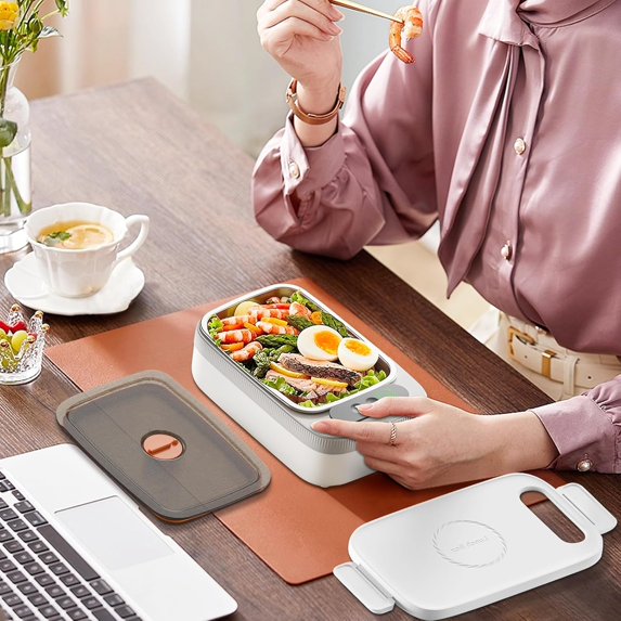 Electric Wireless Heated Warming Lunch Box for Men Adults,Car Food ...