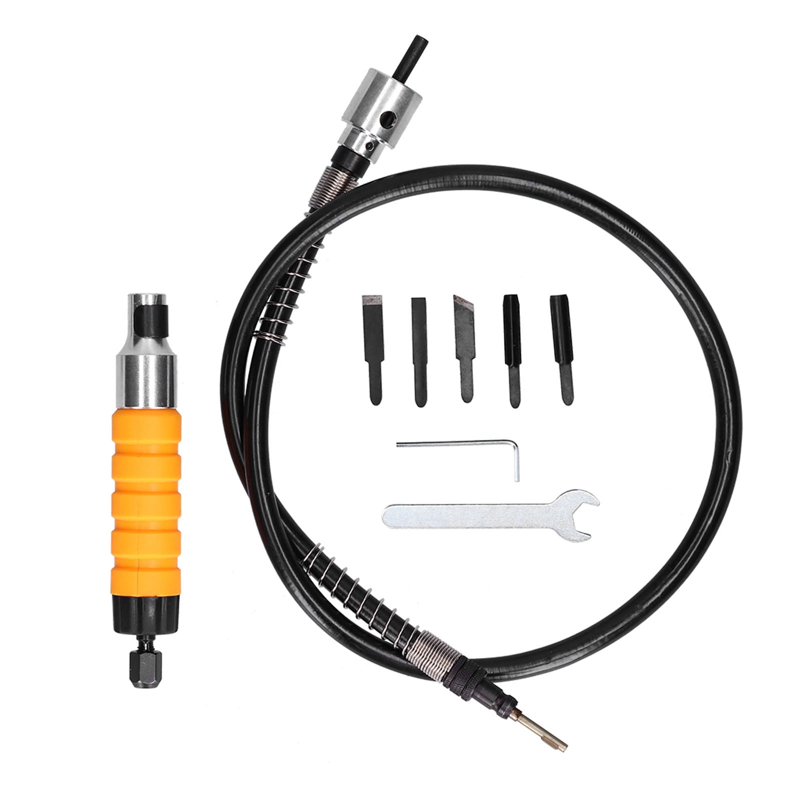 Electric Wood Carving Tool, Flexible Shaft Wood Chisel Set with Carving ...