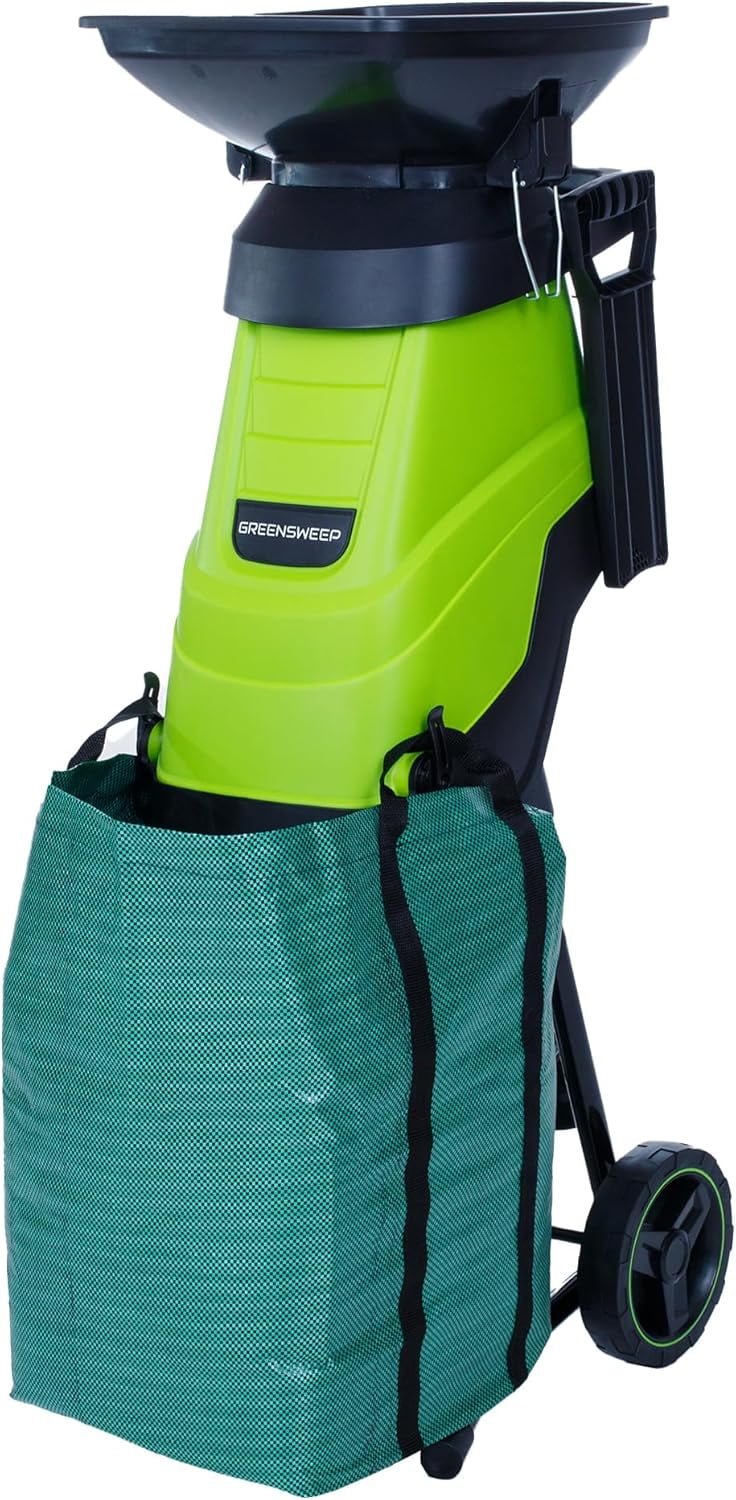 Electric Wood Chipper & Mulcher – 15A Powerful Garden Shredder for ...