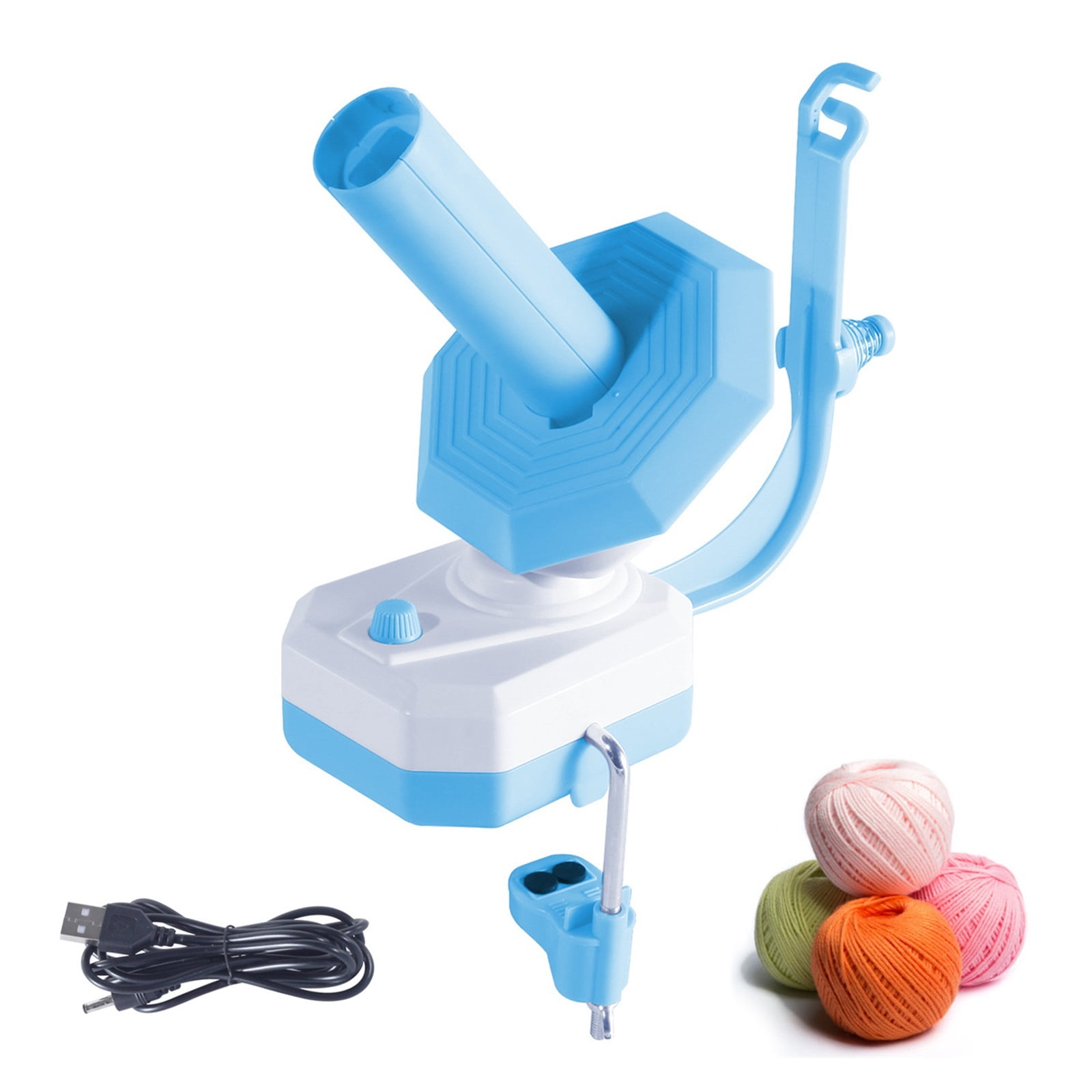 Electric Yarn Ball Winder Yarn Dispenser Yarn Roller Cake Winder Diy Crafts for Crocheters ...