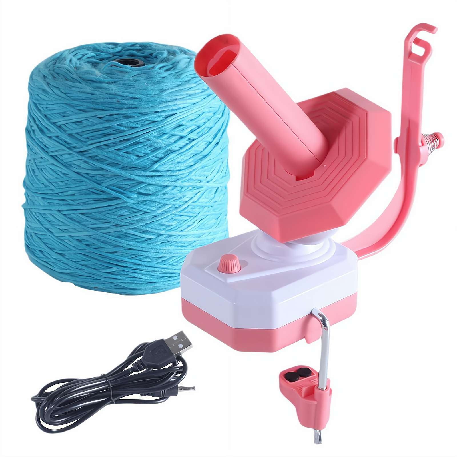 Electric Yarn Winder for Crocheting, Automatic Yarn Spinner Wool Winder ...