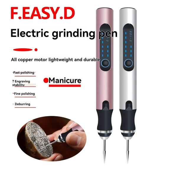 Electric carving pen with 30 positions, USB rechargeable cordless ...
