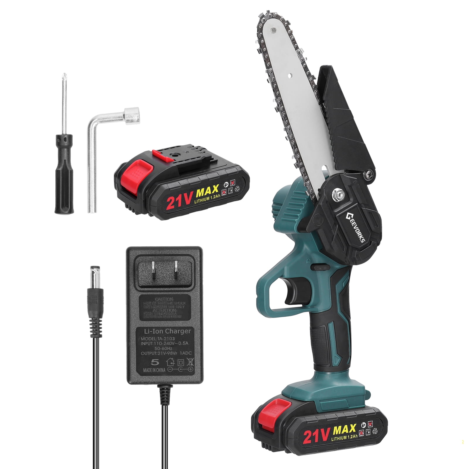 Electric chain saw,Saws 21v One-handed Tool Portable Saws Wood One ...