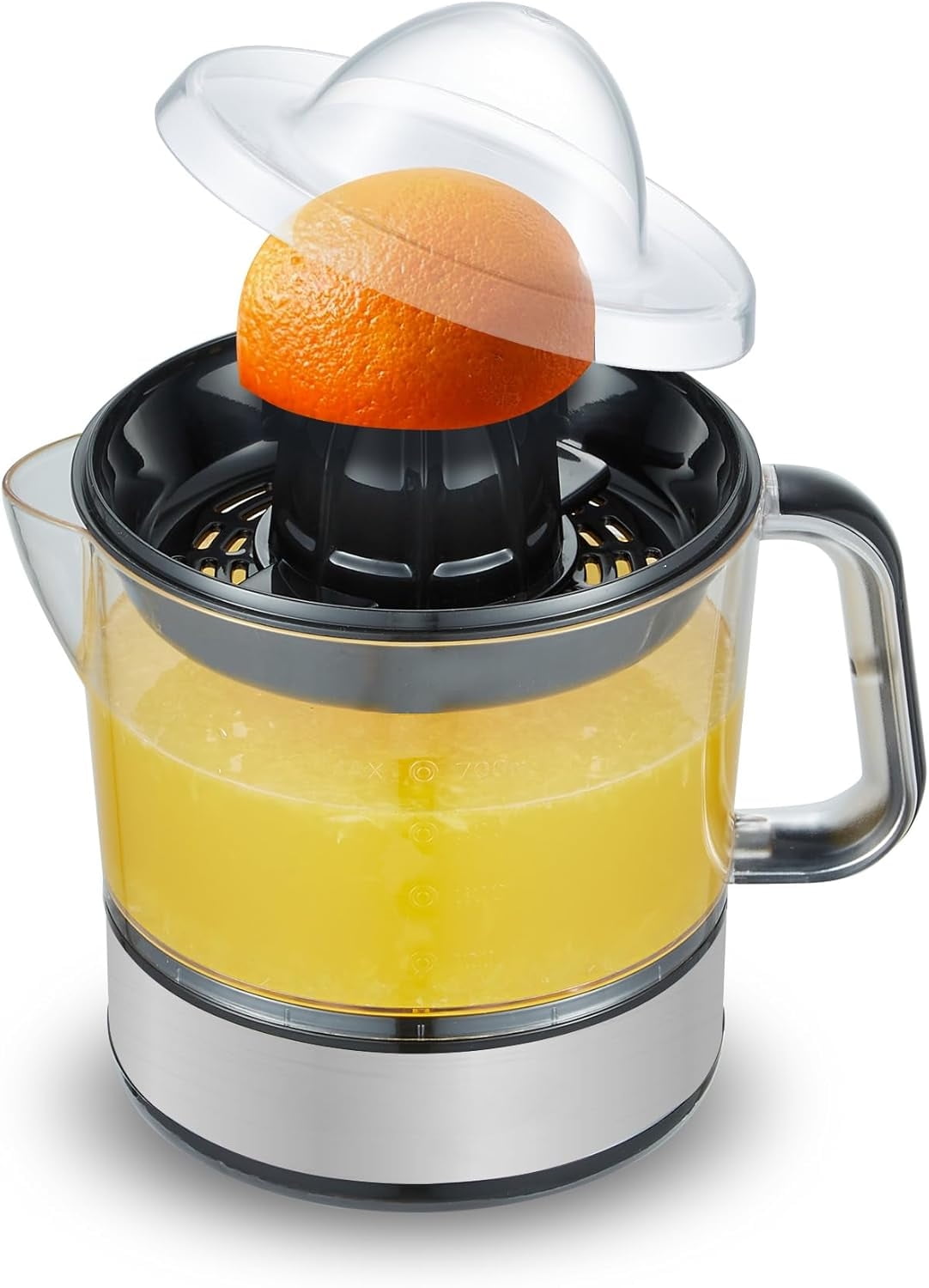 Electric citrus juicer, BPA free, compact, large capacity, controlled ...