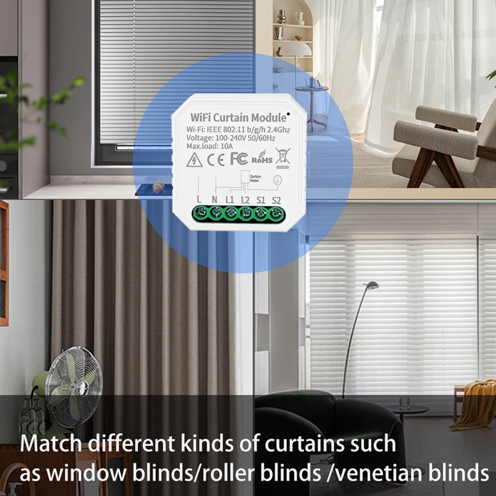 Electric curtain controller Intelligent Electric Curtain Controller ...