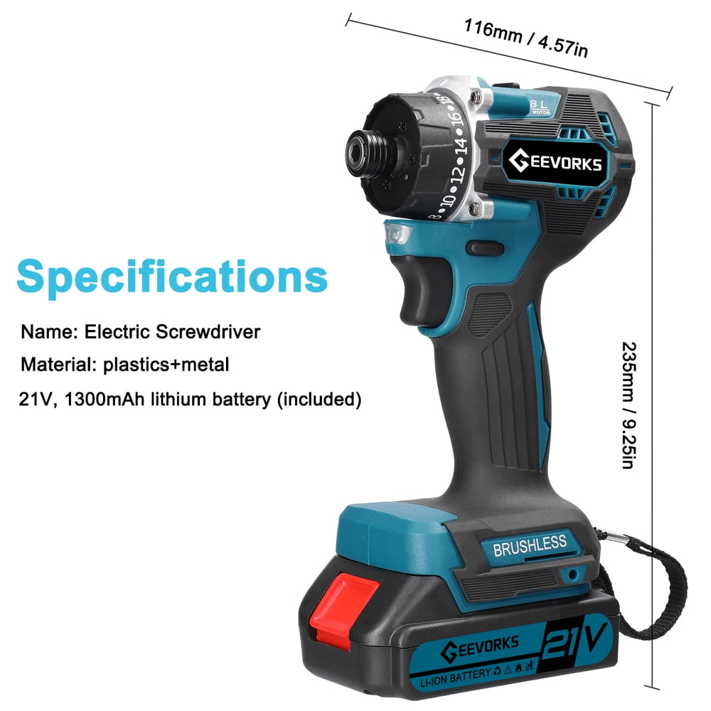 Electric drill,And Rotation Adjustment Motor 2 Speeds 20 Of Torques Of ...