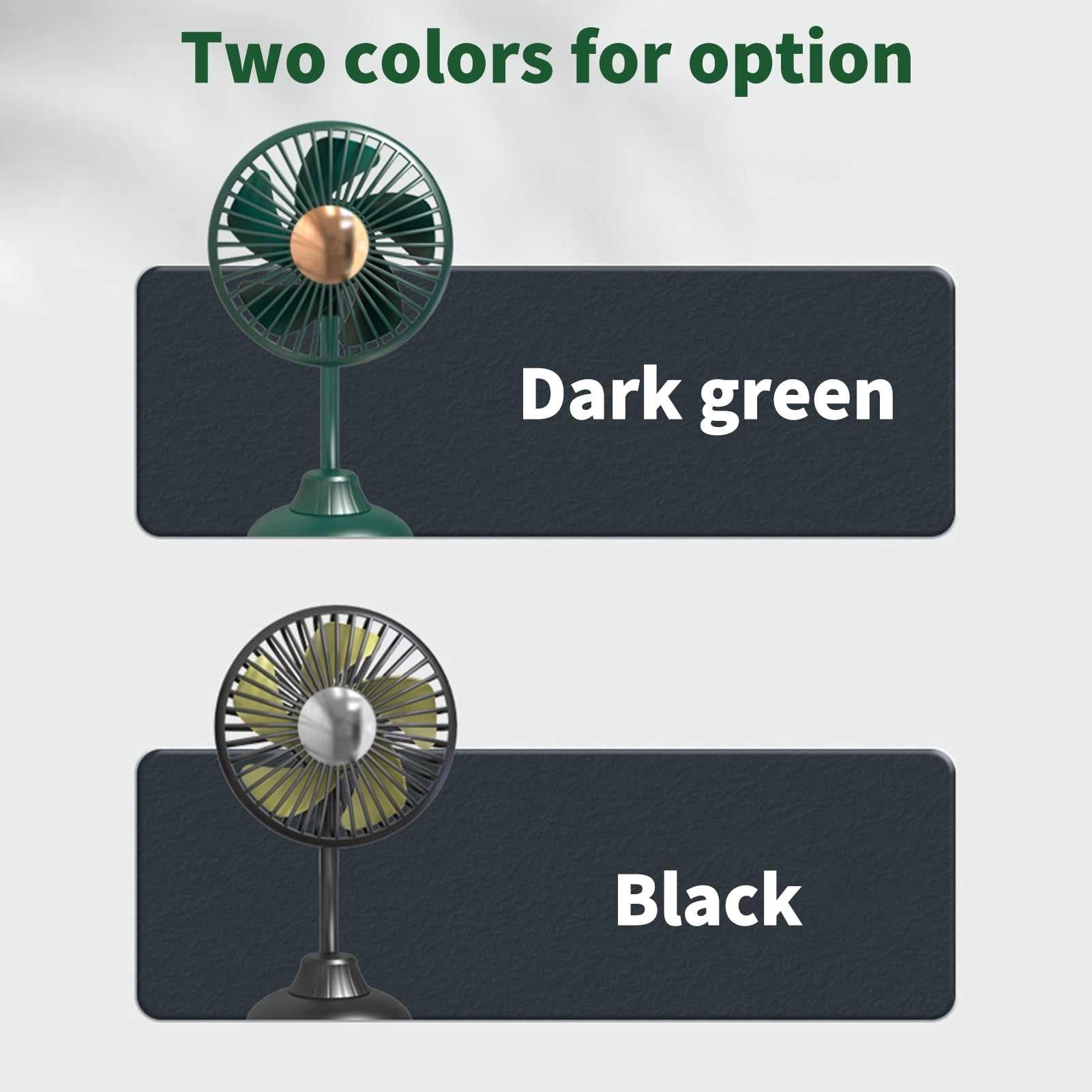 Electric fan,3 Speeds Rotation Silent Fan 3 Fan 3 Speeds Portable Car ...