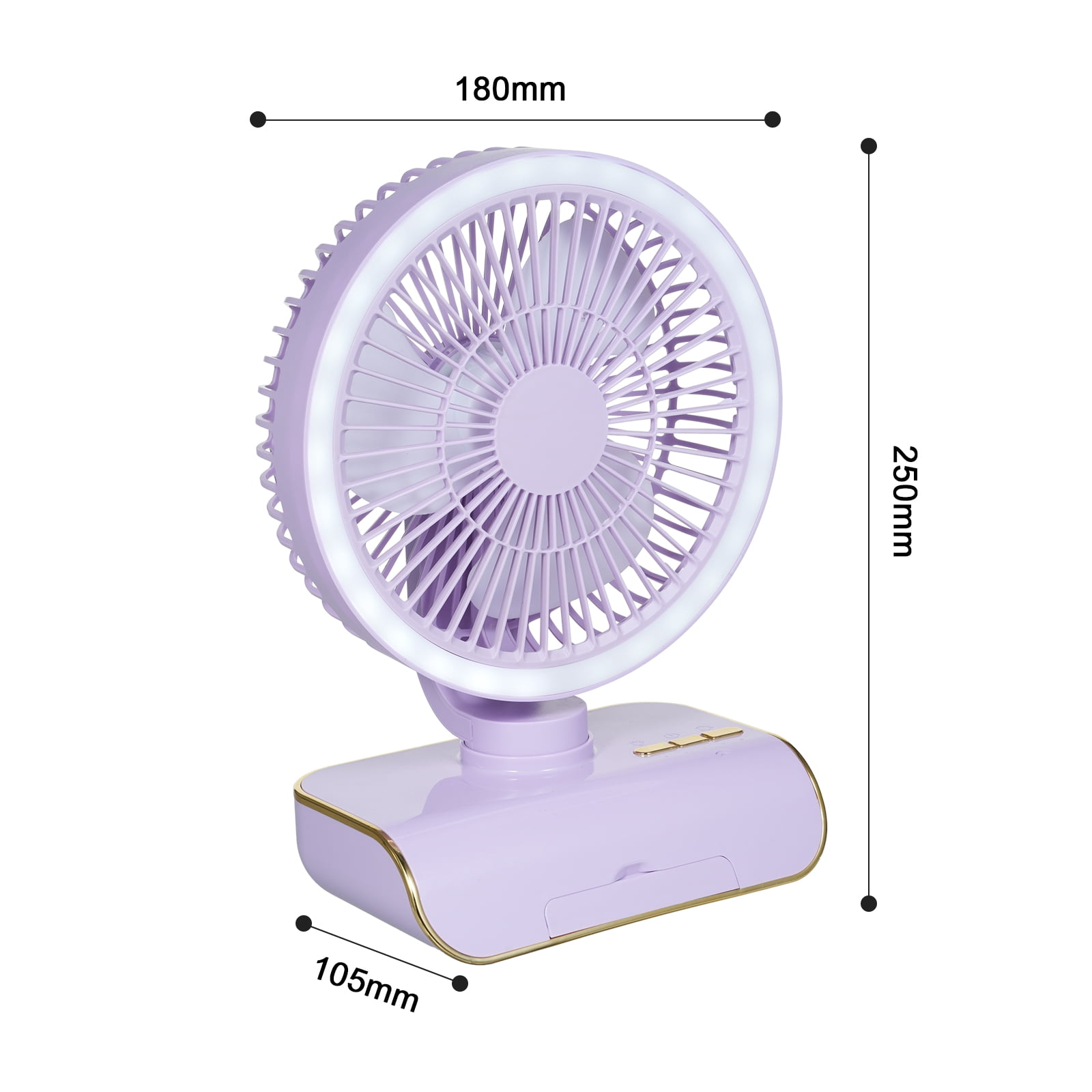 Electric fan,Used With Office Fan Lamp 5 Speed Adjustment Fan Be Used ...
