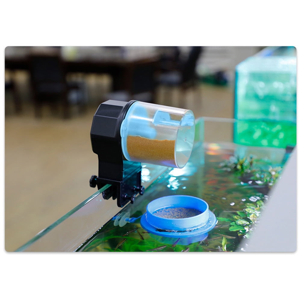 Electric feeder,Adjustable Fish Dispenser Feeder Adjustable Fish Feeder ...