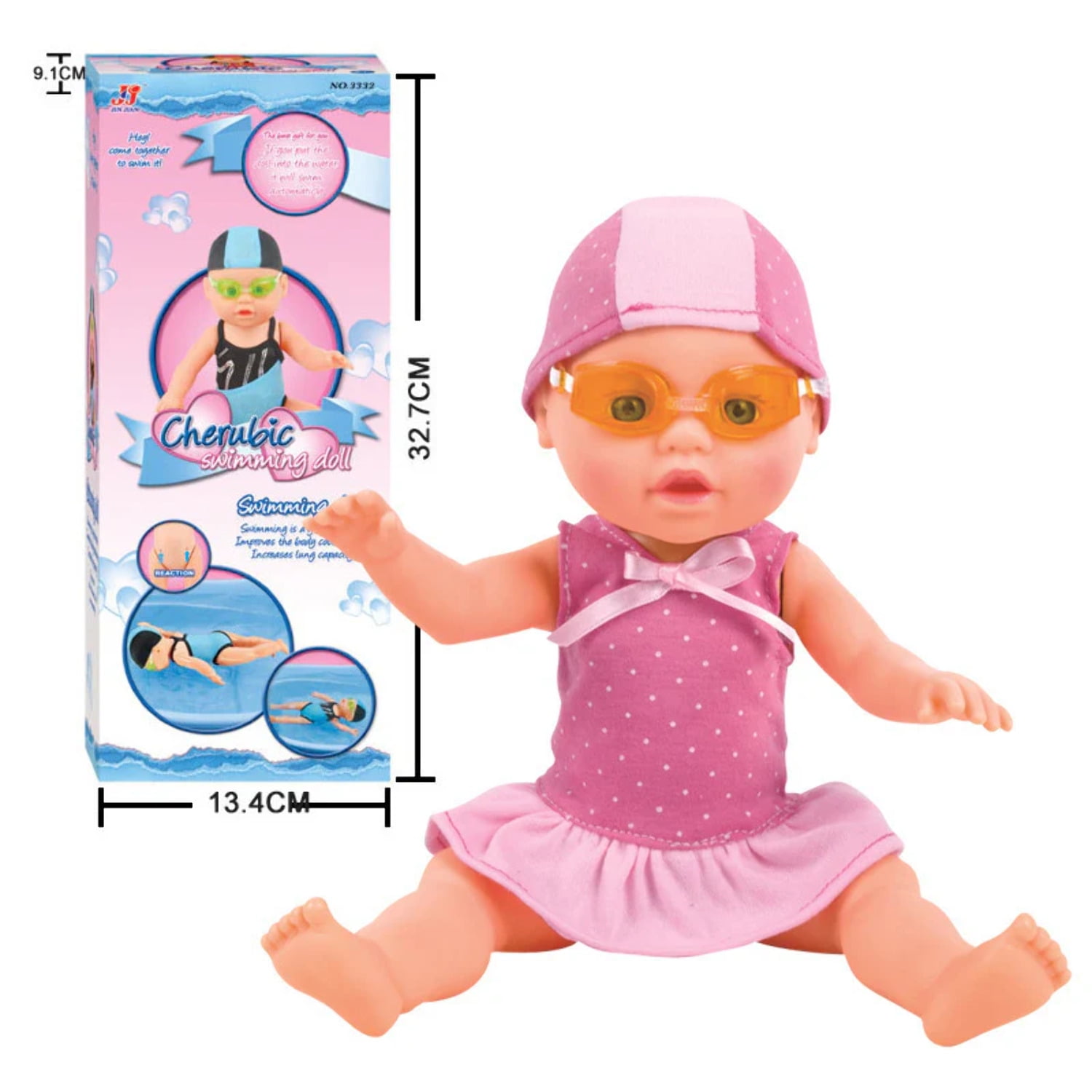 Electric floating swimming doll - Walmart.com