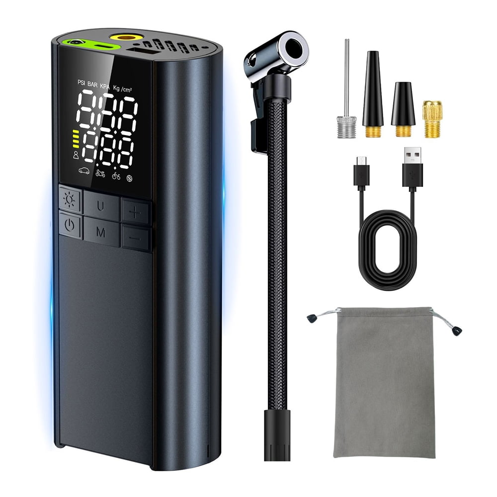 Electric inflator,150psi Air Bank/auto-off Balls Handheld Tire ...