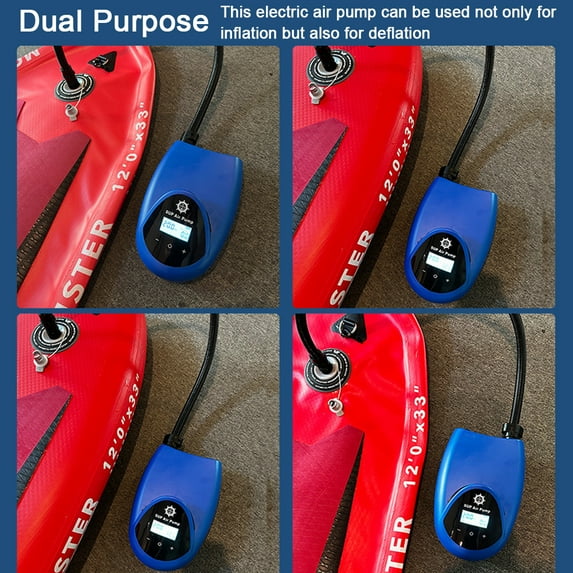 Electric inflator,Inflatable Boat Stand- Pump 20psi Pressure Inflation ...