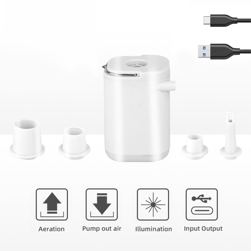 Electric inflator,Inflate Deflate Tiny Deflate Tiny Pump 4-in-1 ...