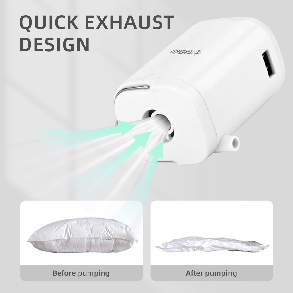 Electric inflator,Pump With Built-in 4-in-1 Portable Air Quick Inflate ...