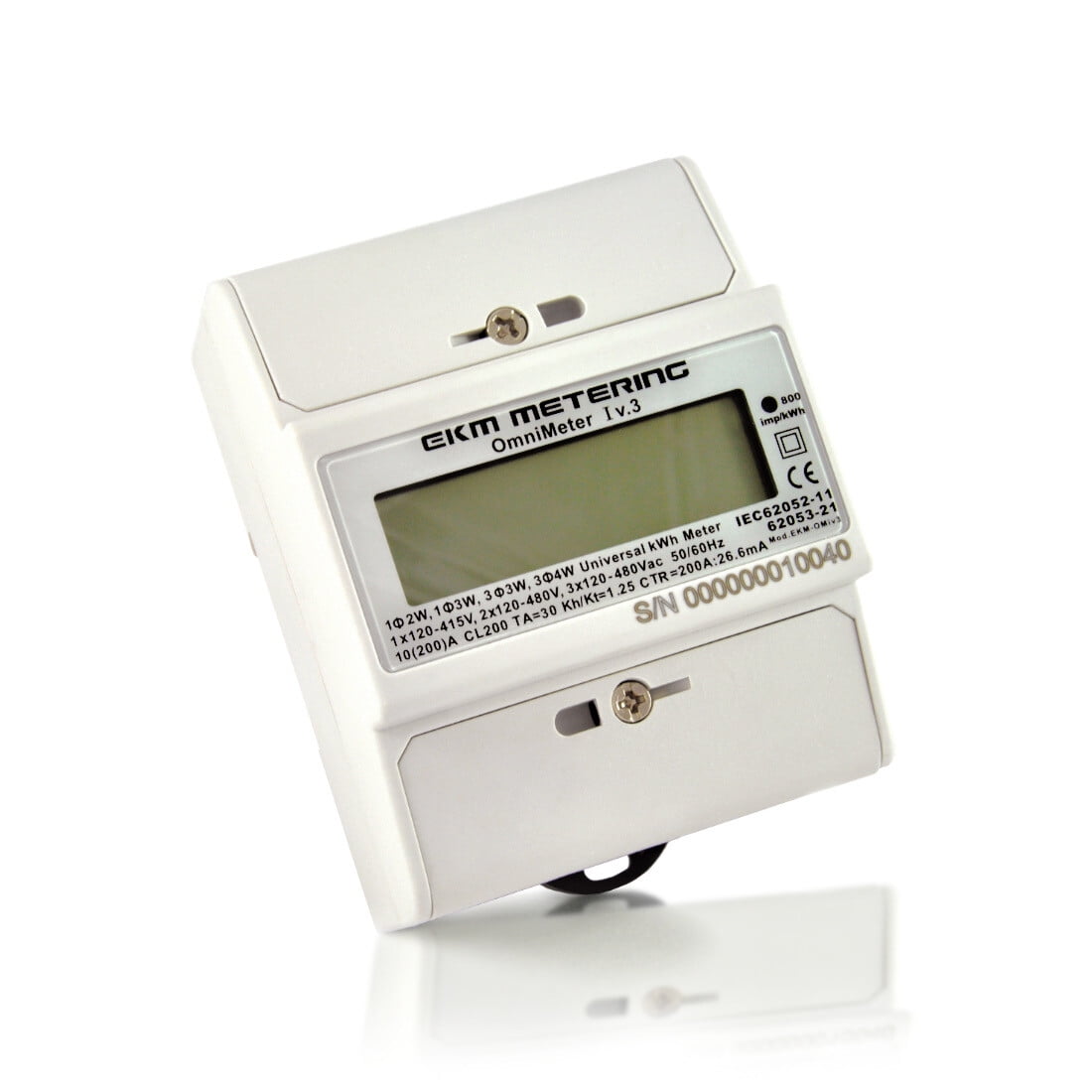 Electric kWh Meter, 120, 120/240, up to 480 Volts - Single or 3-Phase ...