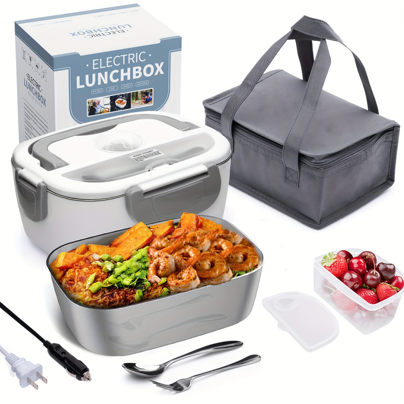 Electric lunch box heater, 60.87-ounce larger capacity self-heating ...