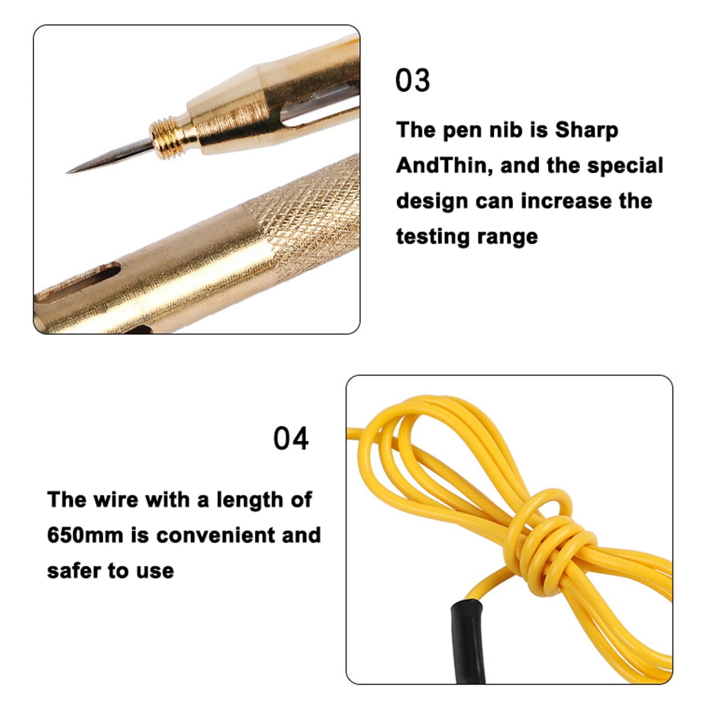 Electric measuring pen,Pen 6volt/12volt/24volt Car Pen Circuit Pen Test ...