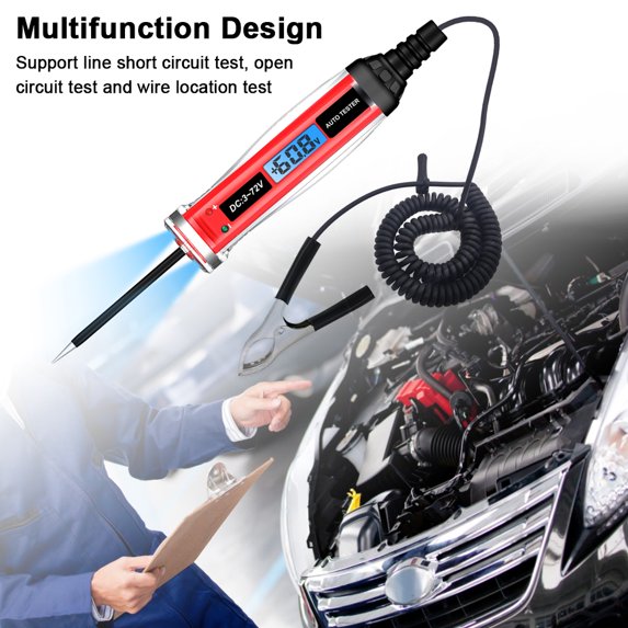 Electric measuring pen,Tester 3-72v Car Test Pen Tester 3-72v Car Huiop ...