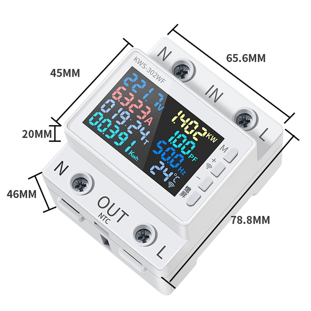Electric meter,Screen 2p Meter 170-270v/63a And Meter 2p Meter 170-270v ...