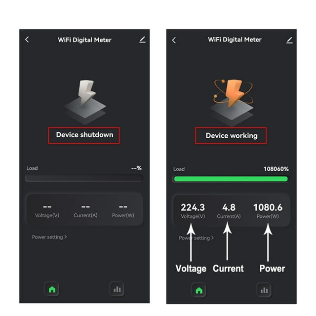 Electric meter,Statistics Compatible Voice Wifi Meter Wifi Clamp Kwh ...