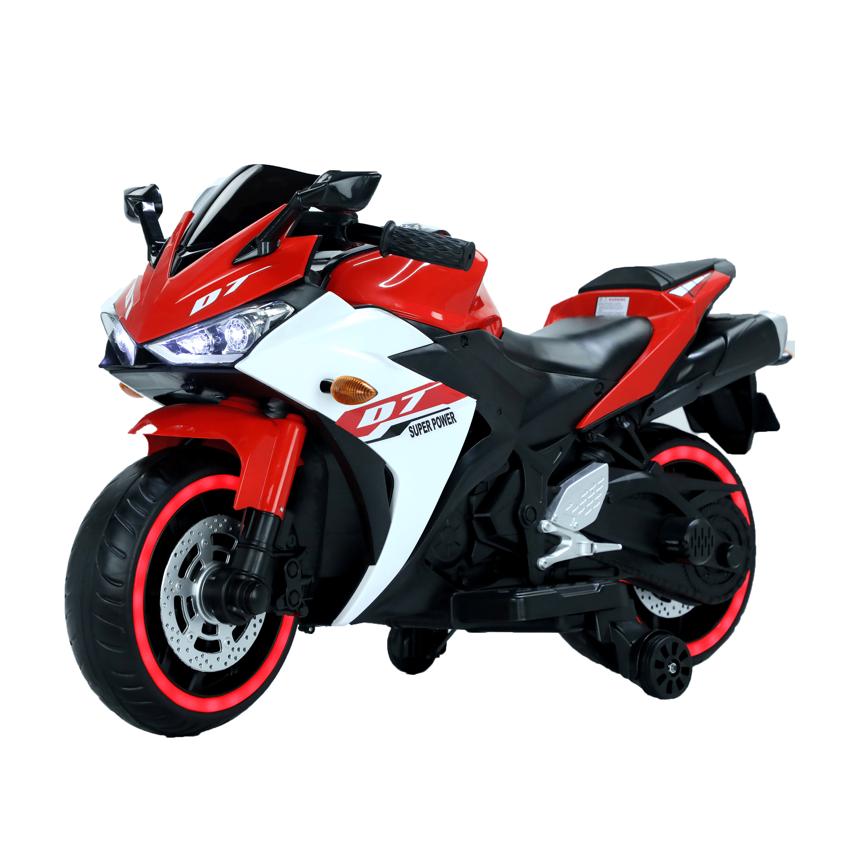 TAMCO Ride On Motorcycle Kids Electric Ride-On Toy With Training Wheels ...