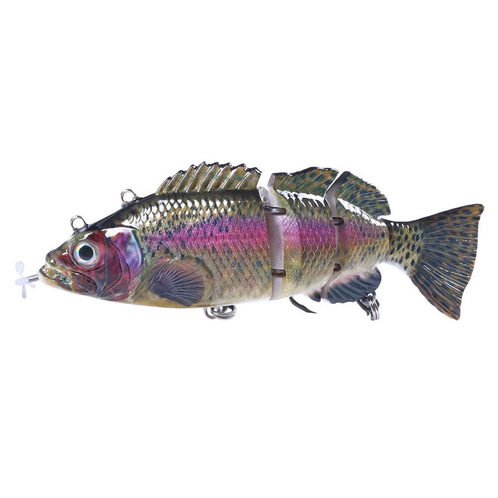 Electric multi-section fishing bait bait automatic charging fake bait ...