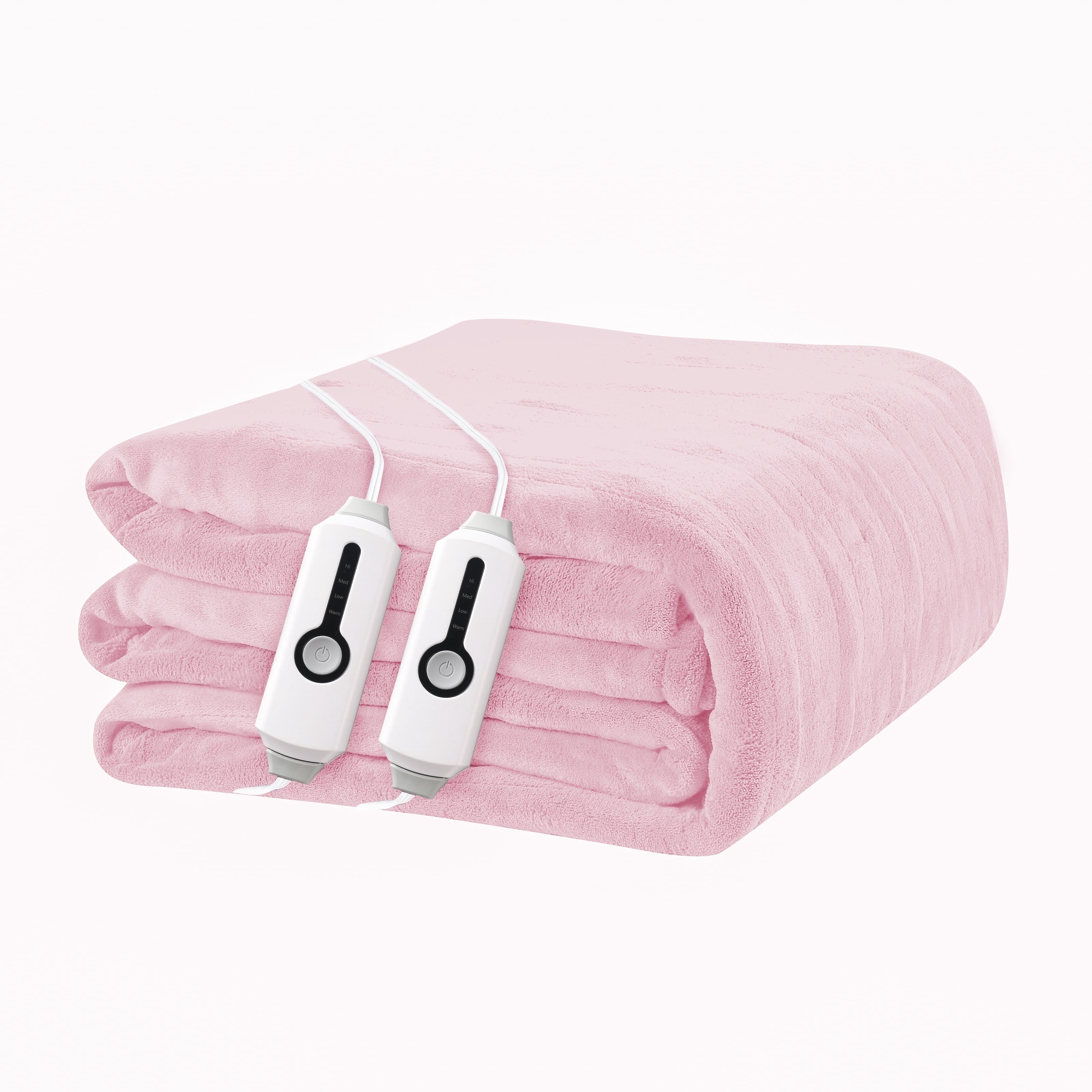 YAKEE Electric Heated Blanket 90"x100" King Size with Dual Control, 4 ...