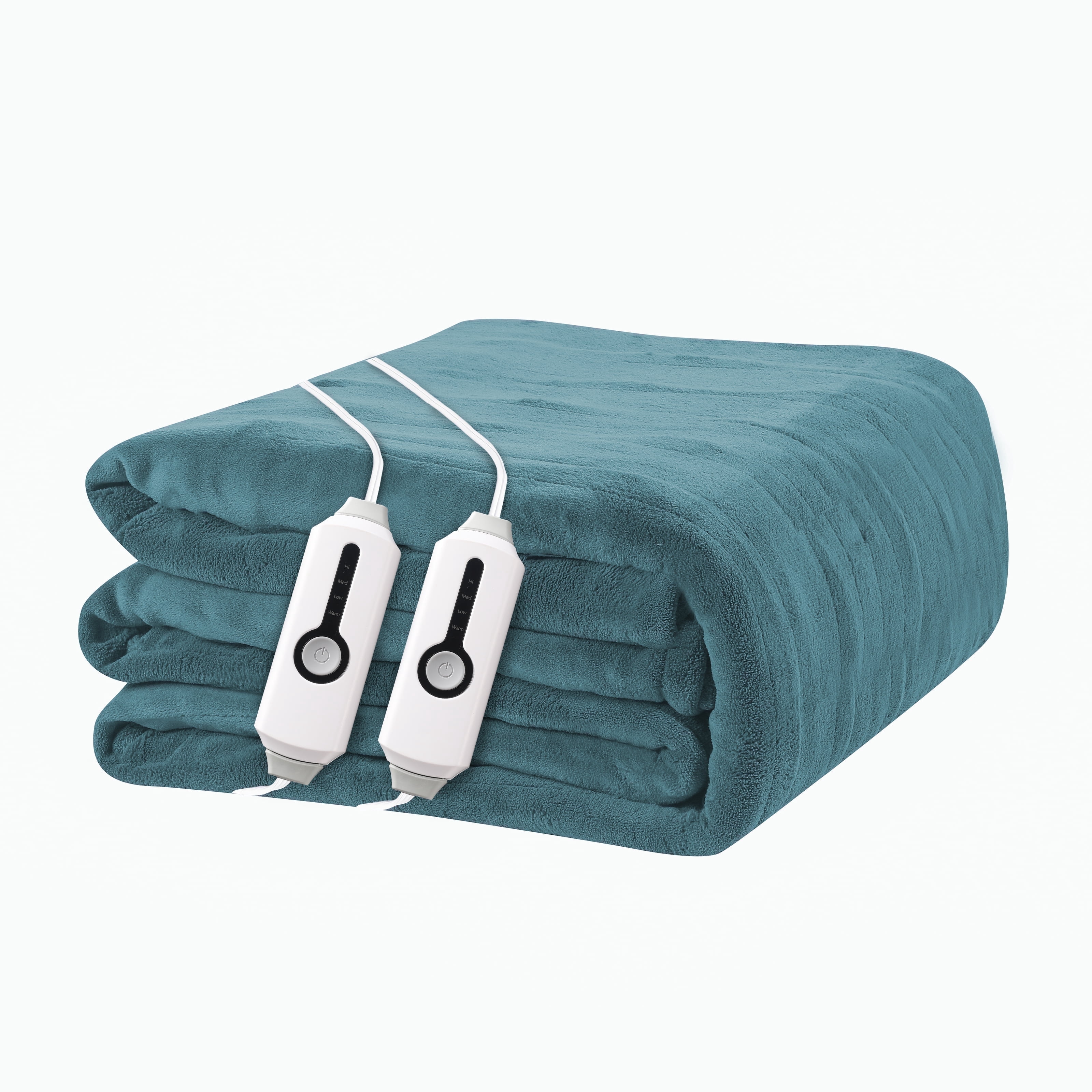 YAKEE Electric Heated Blanket 90"x100" King Size with Dual Control, 4 ...