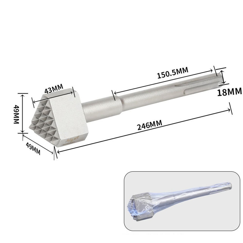 Electric pick hammer head chiseling alloy concrete viaduct wall tile ...