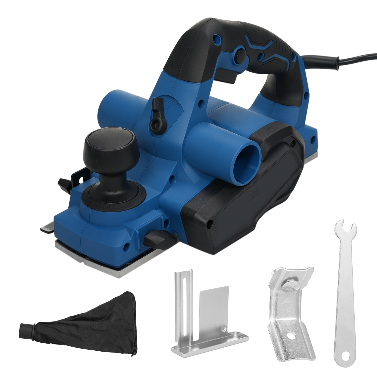 Electric plane,Inch Cut Out 17000 Rpm 120v 2 Hss Hand Planer 3-1/4 Inch ...